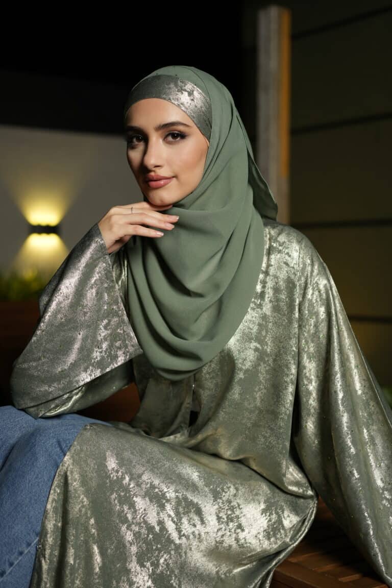 Arani Abaya (Apple Green) - BYSARA.MY